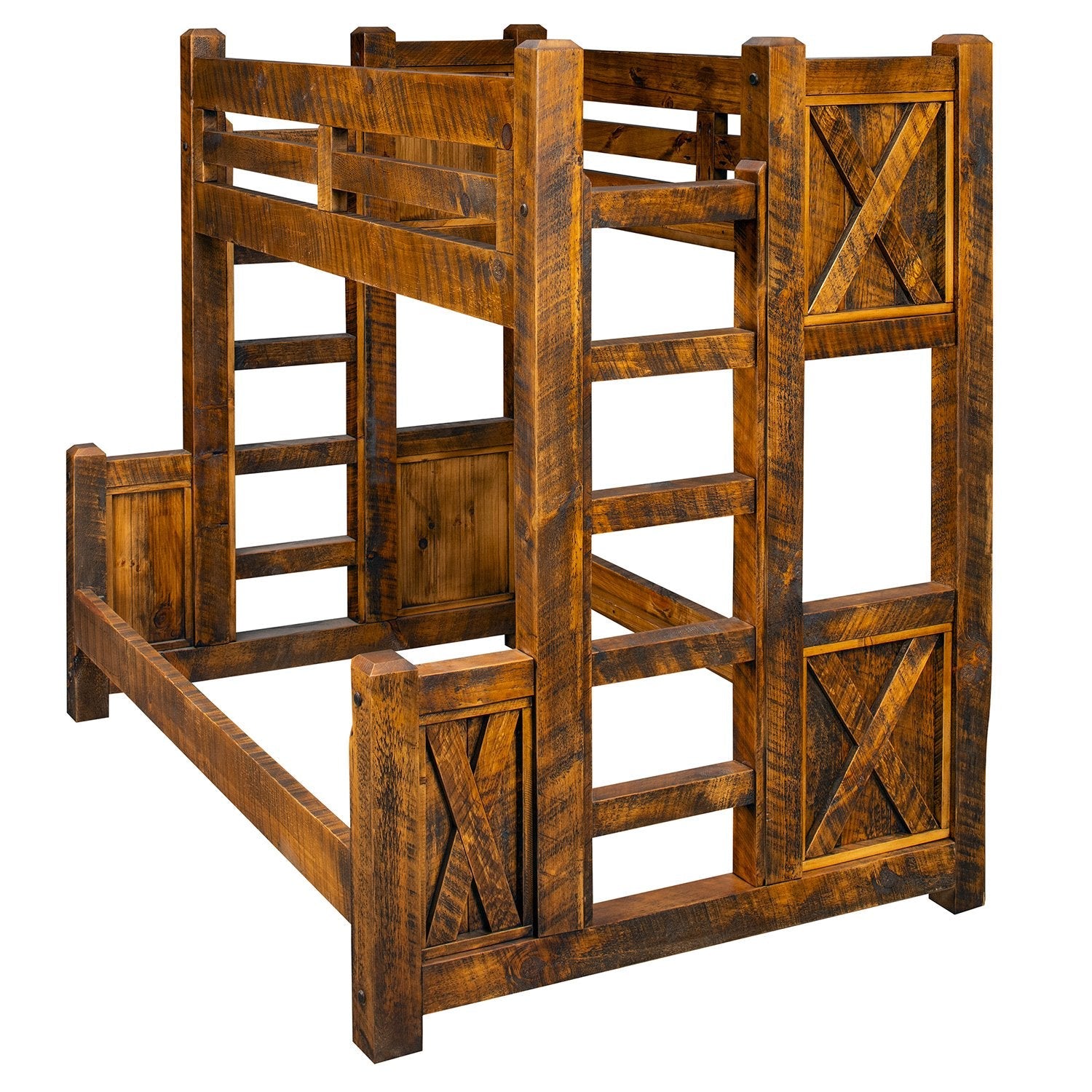 Head West Twin over Queen – Real Rustic Furniture