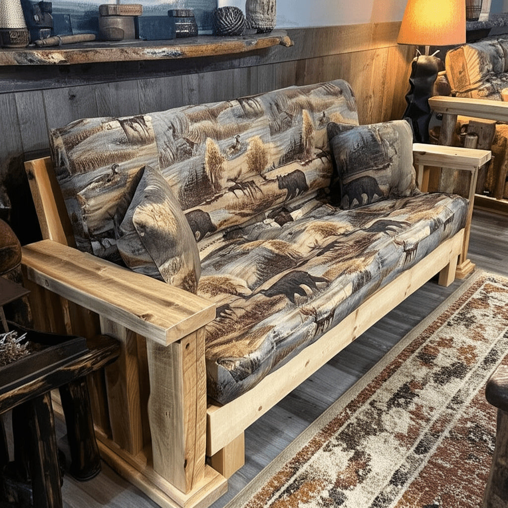 Millcraft Royal Timber Futon – Real Rustic Furniture