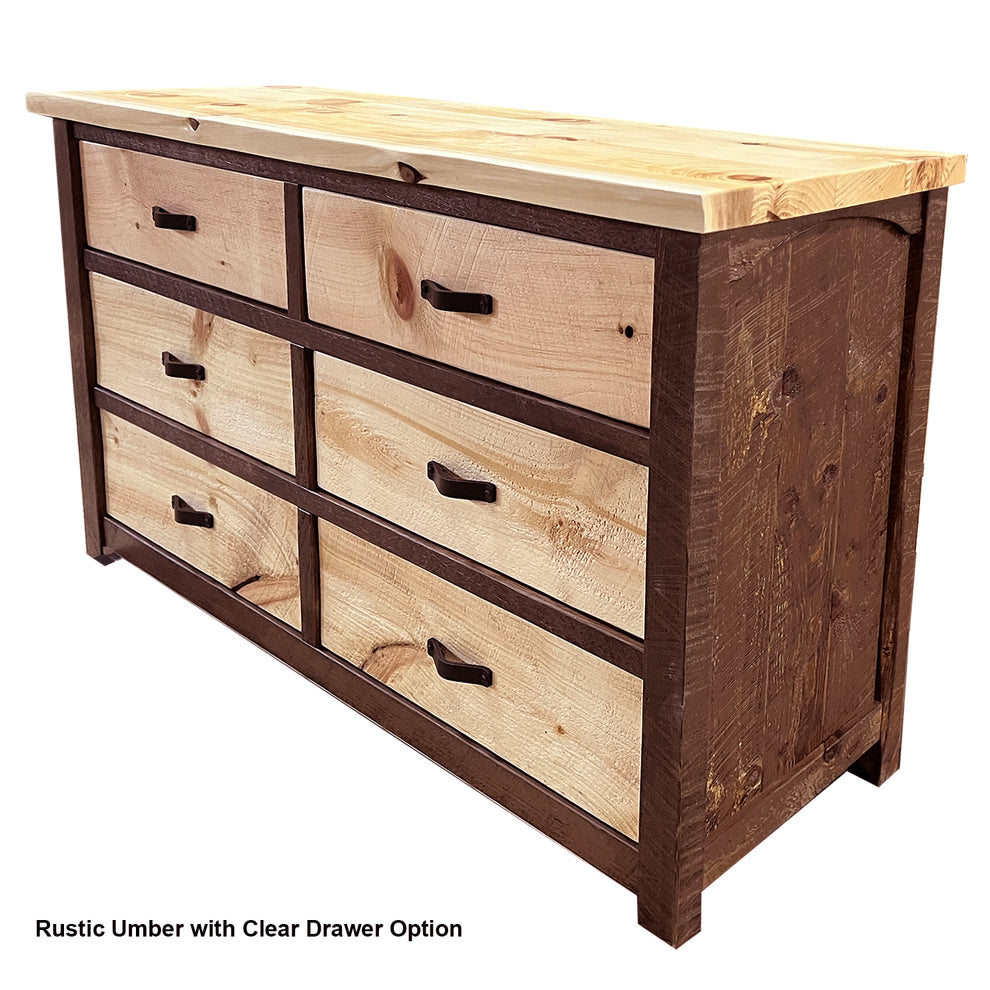 Echoes of Pine 9 Drawer Dresser – Real Rustic Furniture